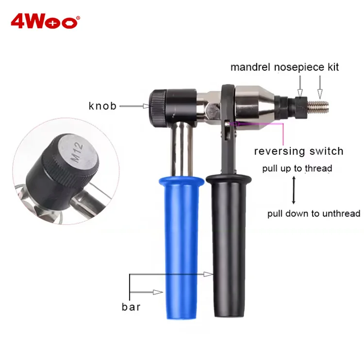 Handheld Short Body Ratchet Rivet Nut Gun Convenient Special Design ...
