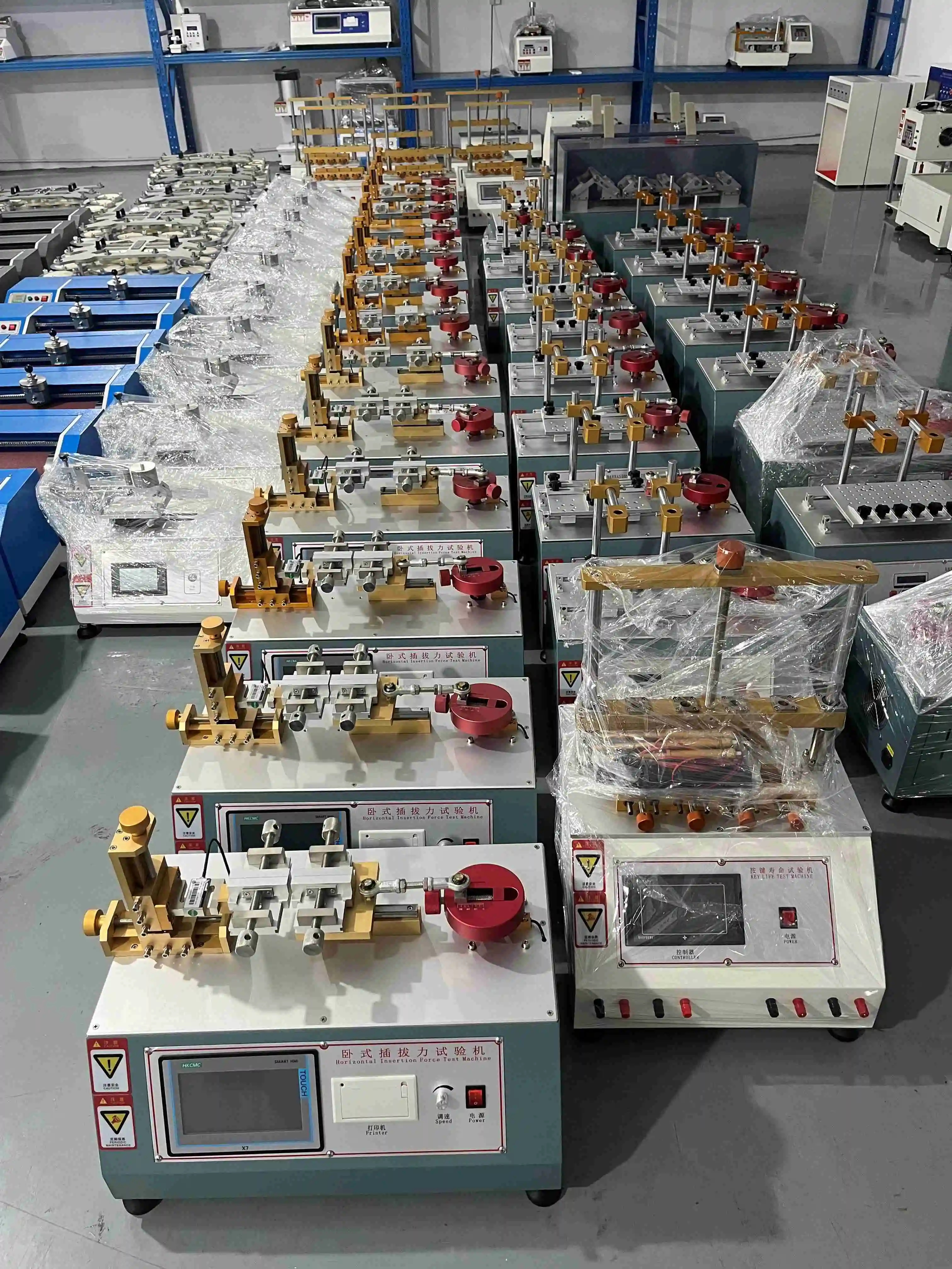 Horizontal Insertion Force Test Machine - Plug & Pull Testing Equipment