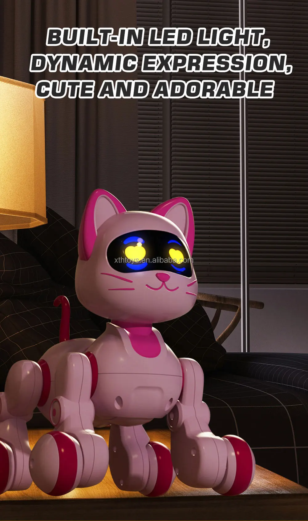 Smart Remote Control Cute Cat Robot Electronic Toy Kids Intelligent ...