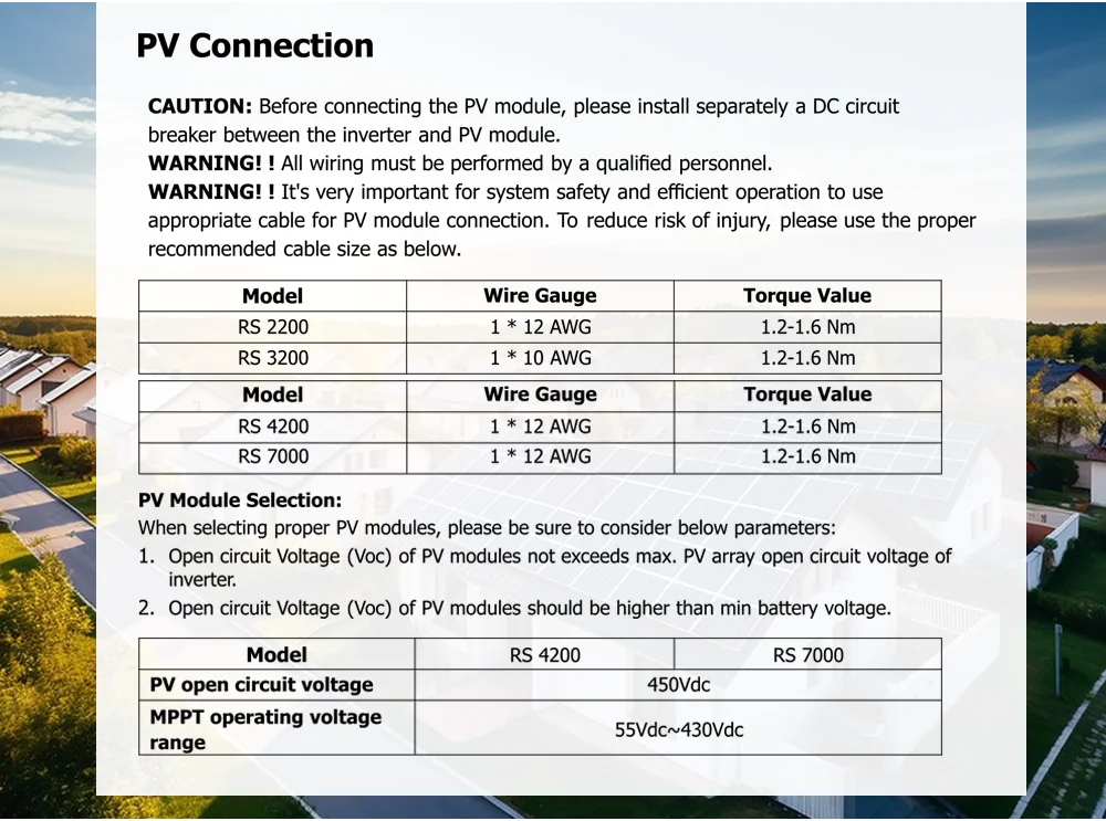 Off Grid Solar Inverter 6200w 48v Pv 55-450v Rgb Lights Wifi Monitoring ...