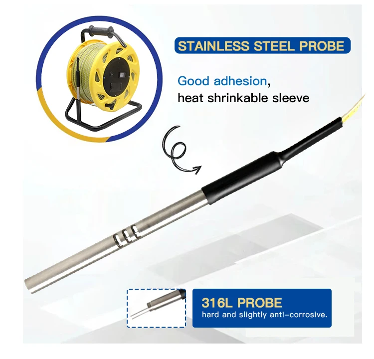 GLT500A Portable Borehole Water Well Depth Meter - Industrial Grade