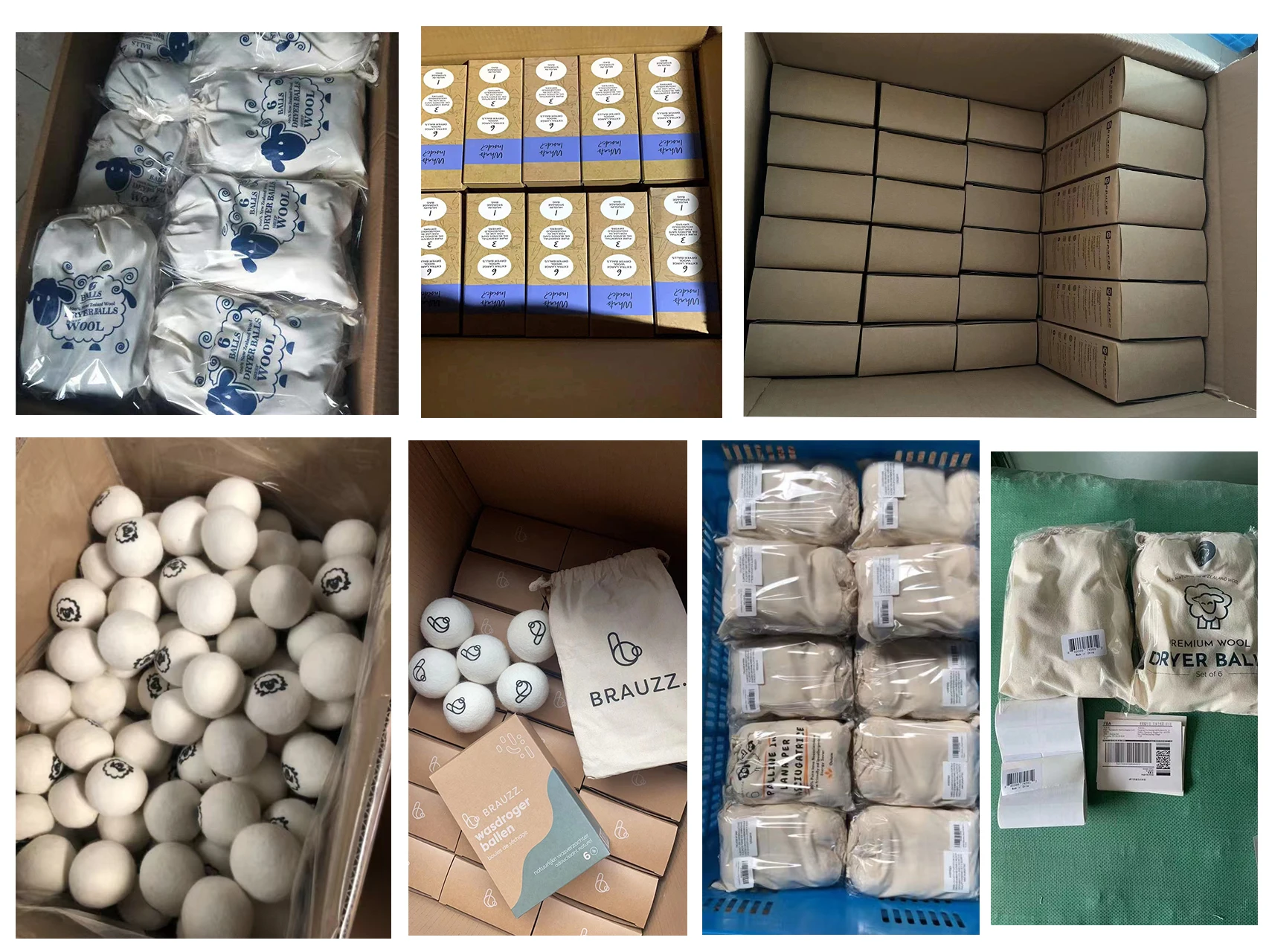 New Zealand Wool Dryer Balls Organic Handmade Laundry Wool Dryer Balls ...