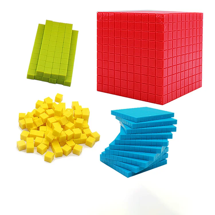 Blocks Introduction To Decimal Quantity Plastic Decimal 121 Pieces ...
