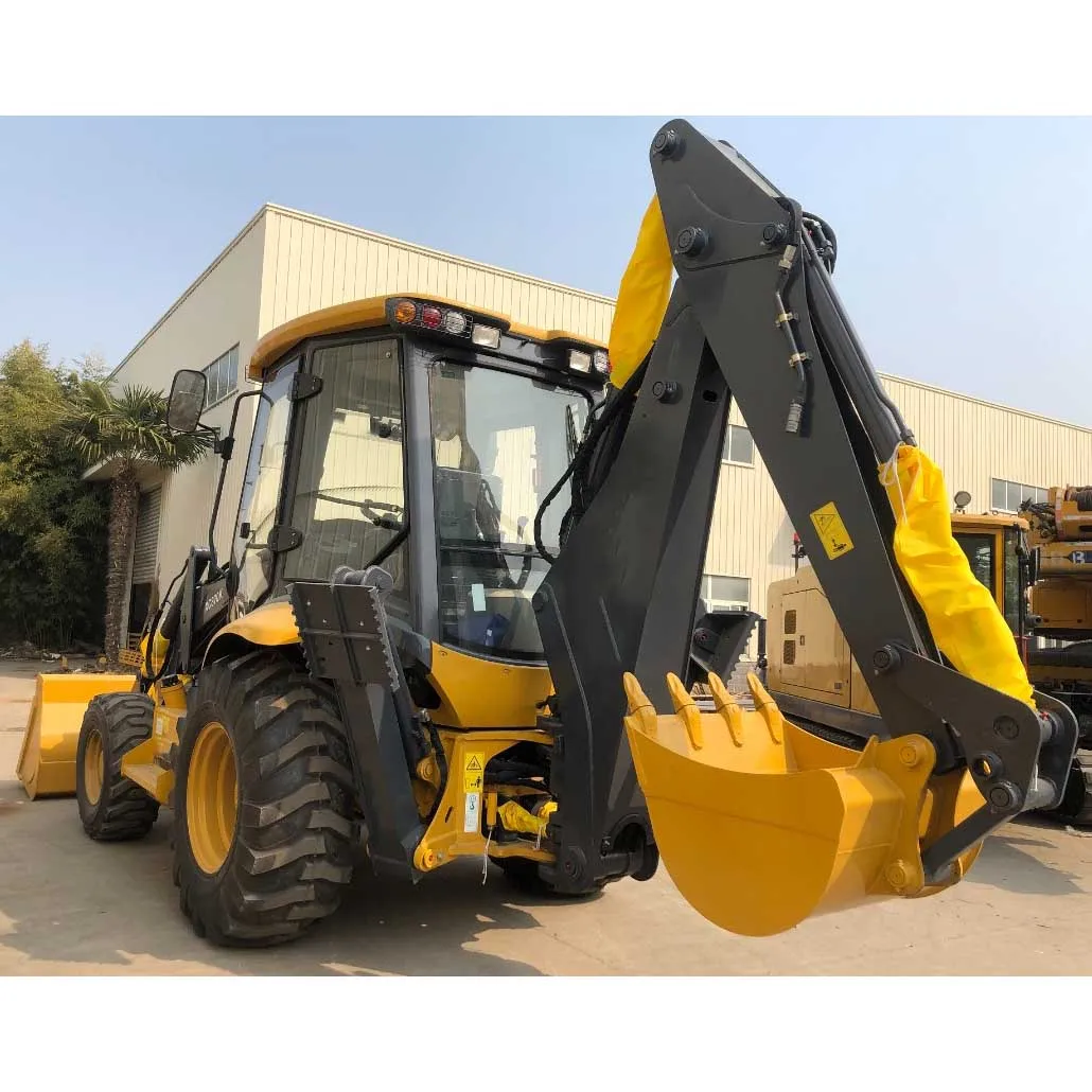High Load-carrying Capacity Xc870k Backhoe Loader With Sweeper - Buy ...
