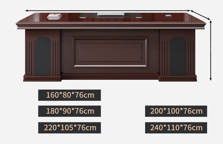Modern Large Executive Desk - Ideal for Office Management
