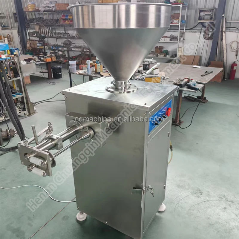 Adjustable Filling Emergency Stop Pump-driven Sausage Filling Machine ...