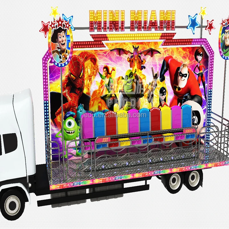 Indoor and outdoor amusement park rides 10 seats crazy wave mini miami ...