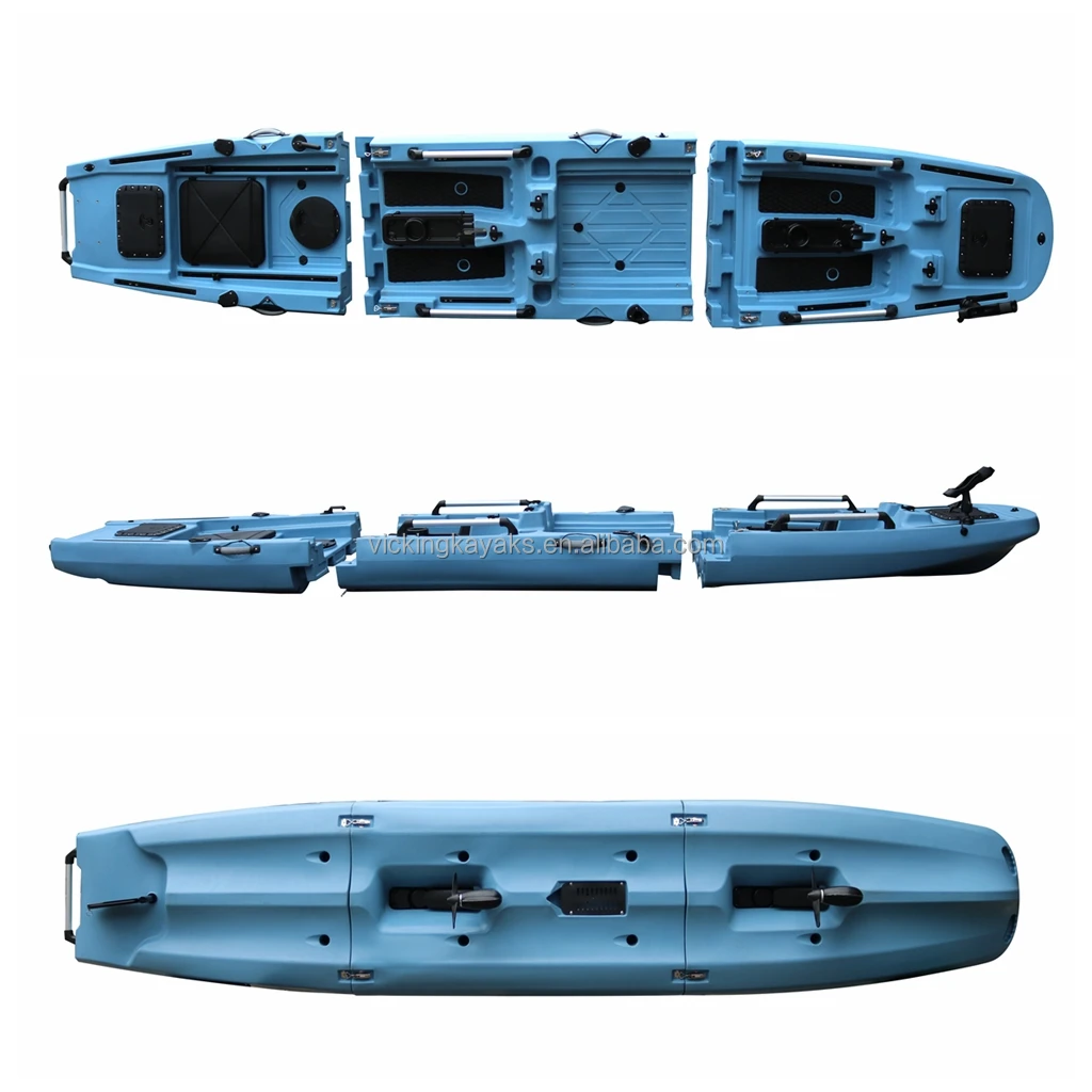Vicking 4.36M Modular Fishing Kayak - Double Pedals & Seats