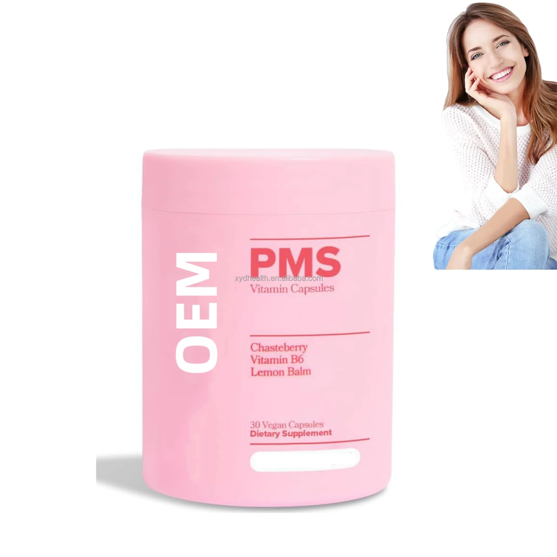 OEM Hormonal Balance PMS Capsules Vitamin PMS Capsule Menstrual Cramp ...