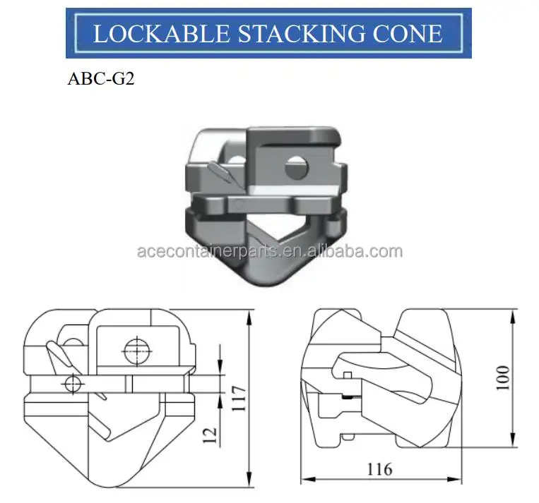 High Quality Shipping Container Twist Lock DNV GL Certified