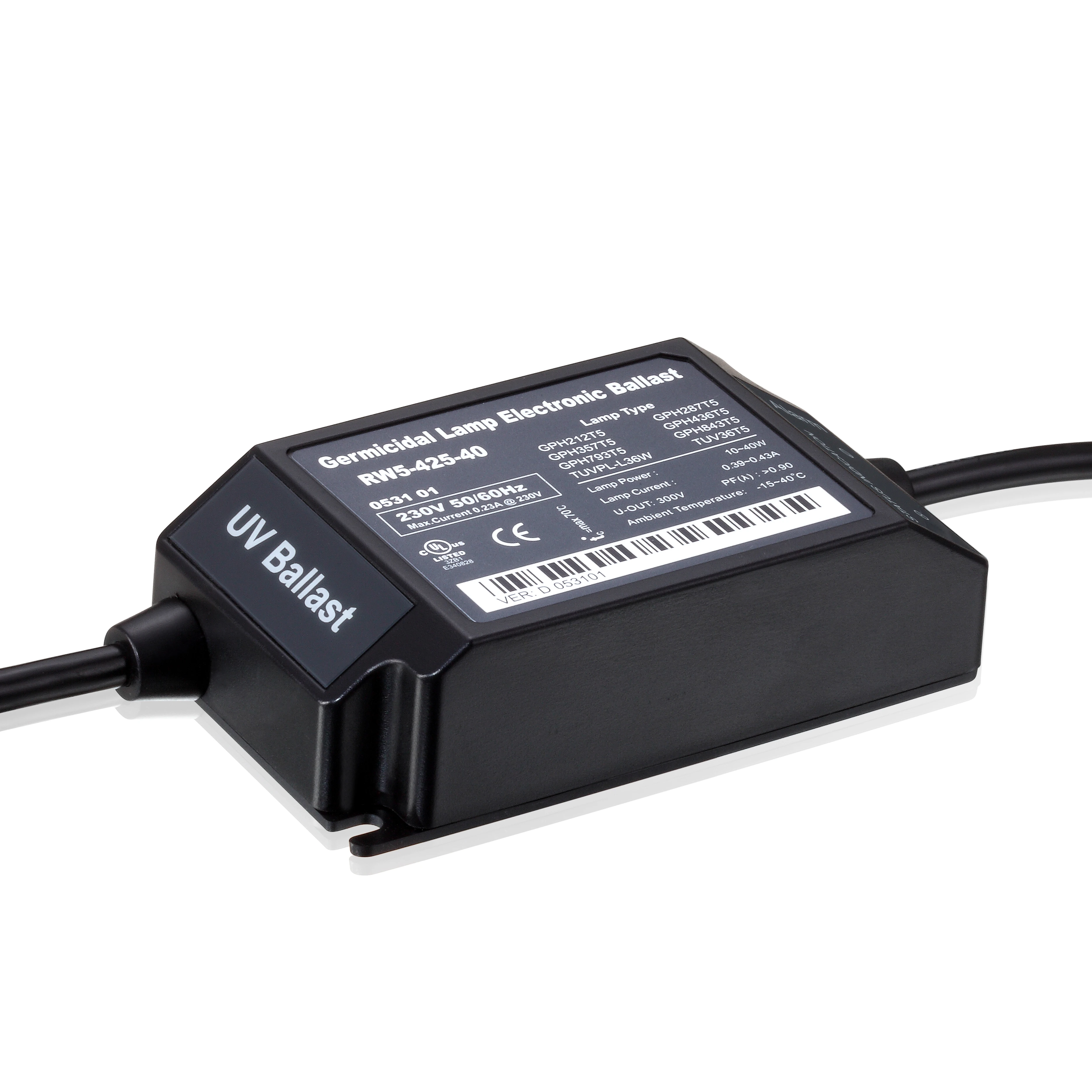 Factory Custom UV Lamp Electronic ballast RW5-425-40 10-40W UV Ballast| Alibaba.com