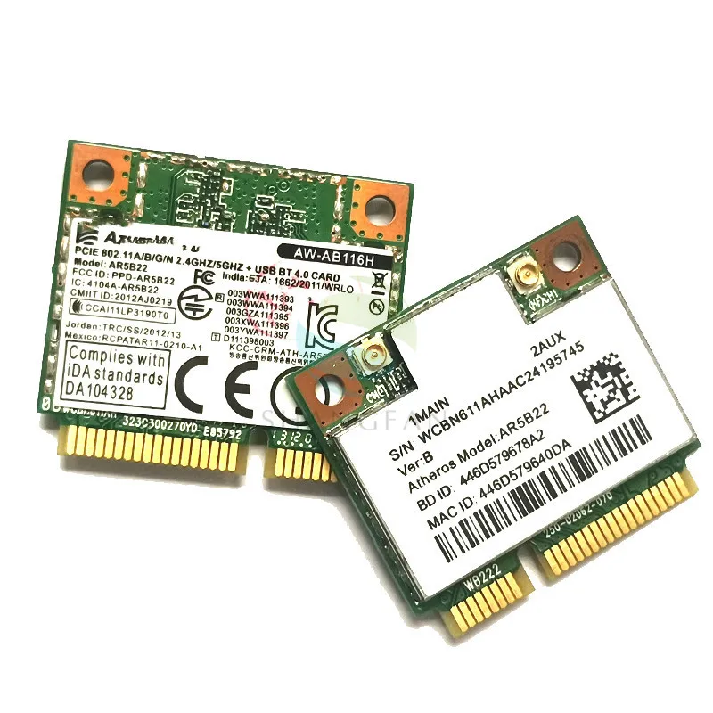 For Atheros Azurewave AR9462 Wireless Card - 300mbps+bt4.0