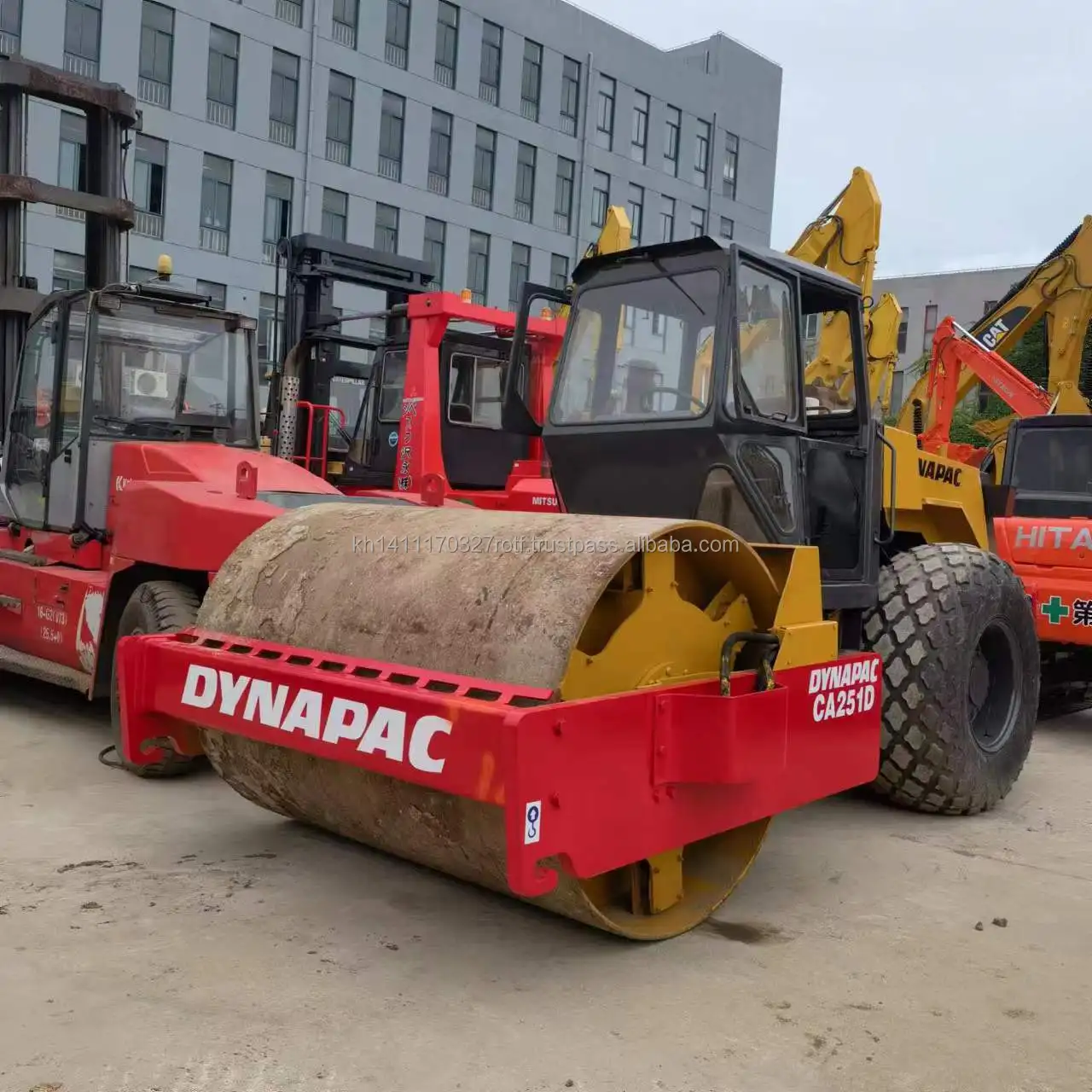 CA25D 10 Ton Used Road Roller Dynapac CA30D Cc211 CA251D, Dynapac CA602 ...