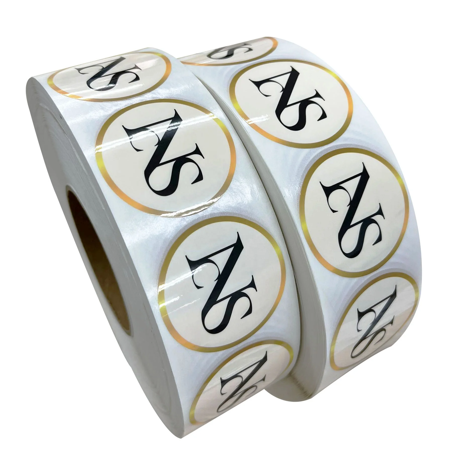 Custom Waterproof Vinyl Logo Sticker Roll Printing - Buy Custom ...