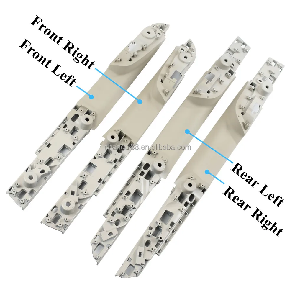 LHD RHD Inside Door Pull Handle Assembly Trim Set for BMW 7 Series F01 F02