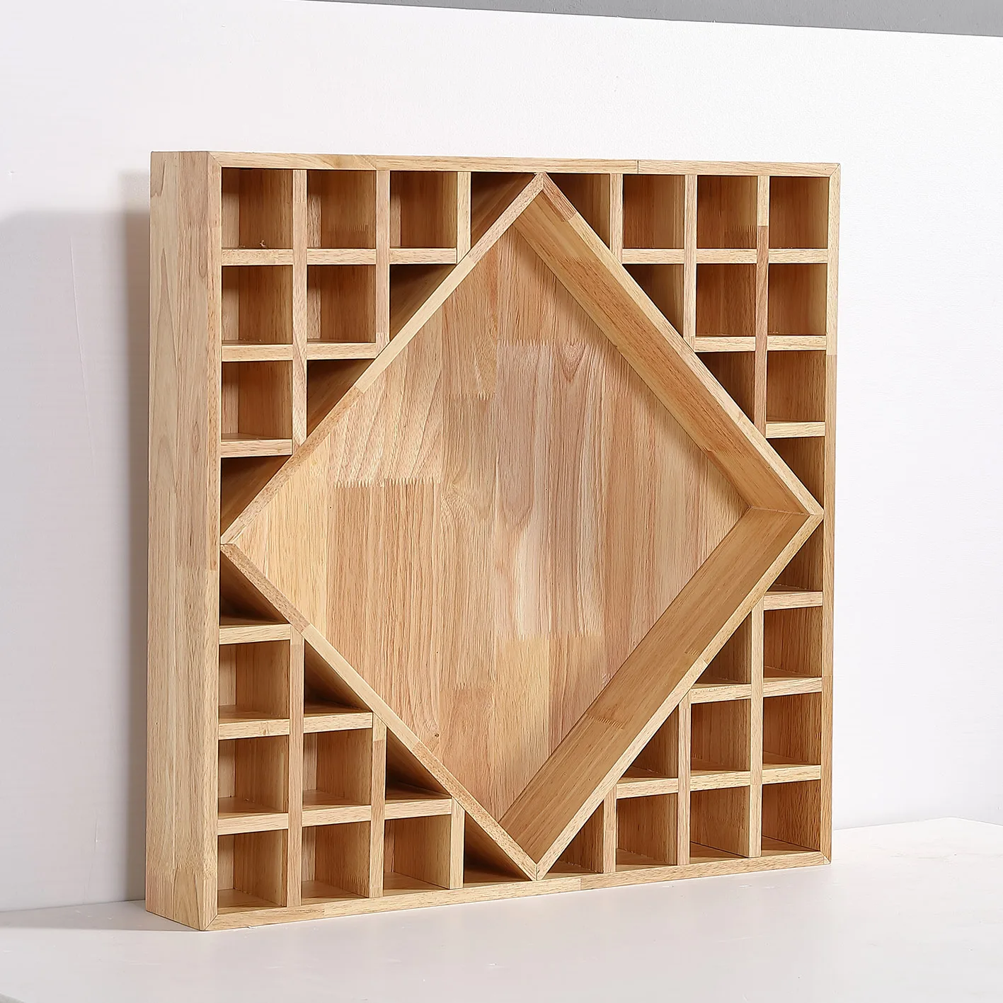 Eco-friendly Cheap Solid Wood 3d Sound Diffusing Ceiling Tile Acoustic ...