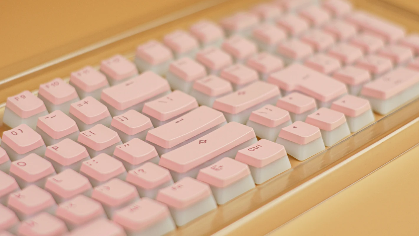 Pink Pudding Keycaps - Stylish & Durable Keycap Designs