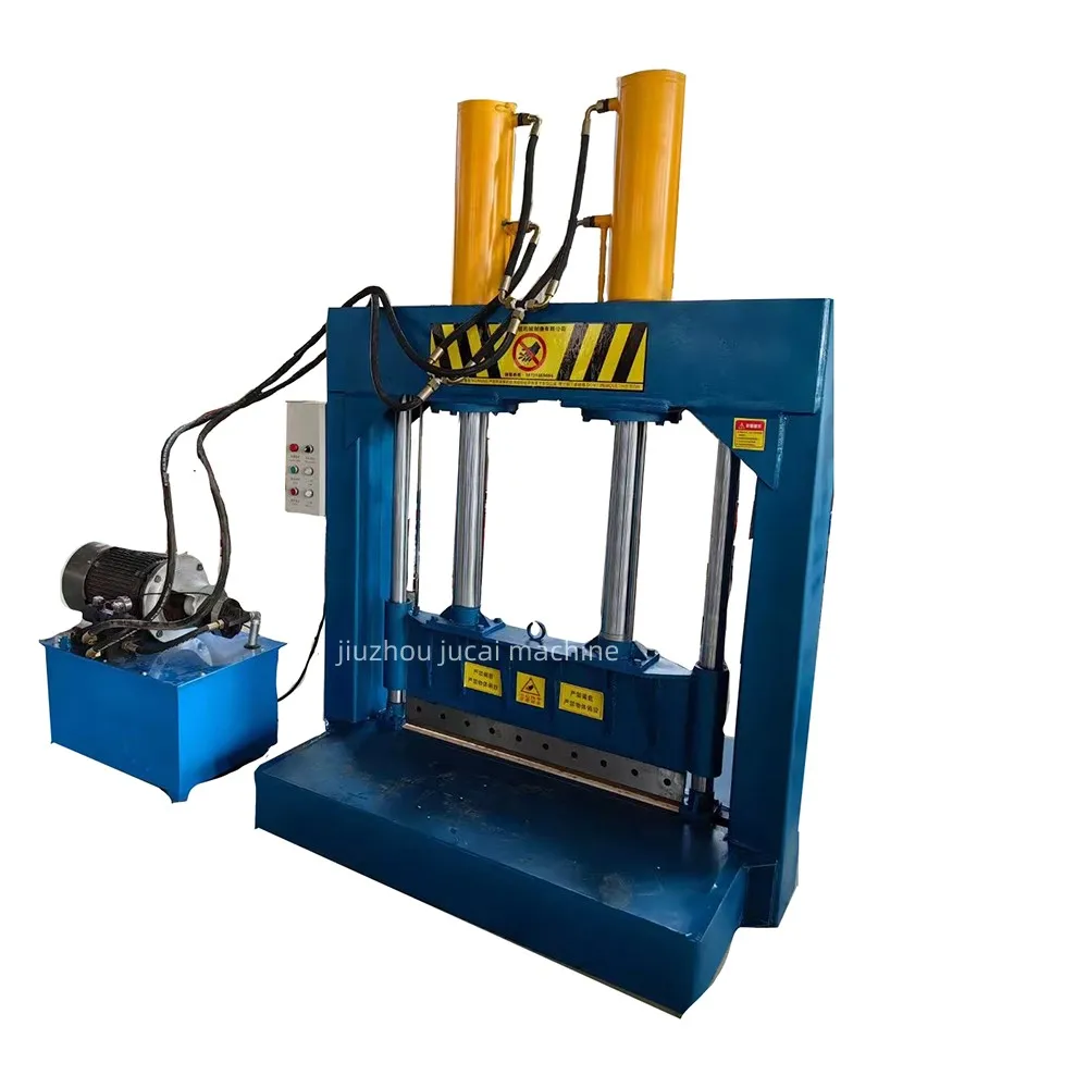 Vertical Hydraulic Guillotine Rubber Bale Cutters ,hydraulic Press ...