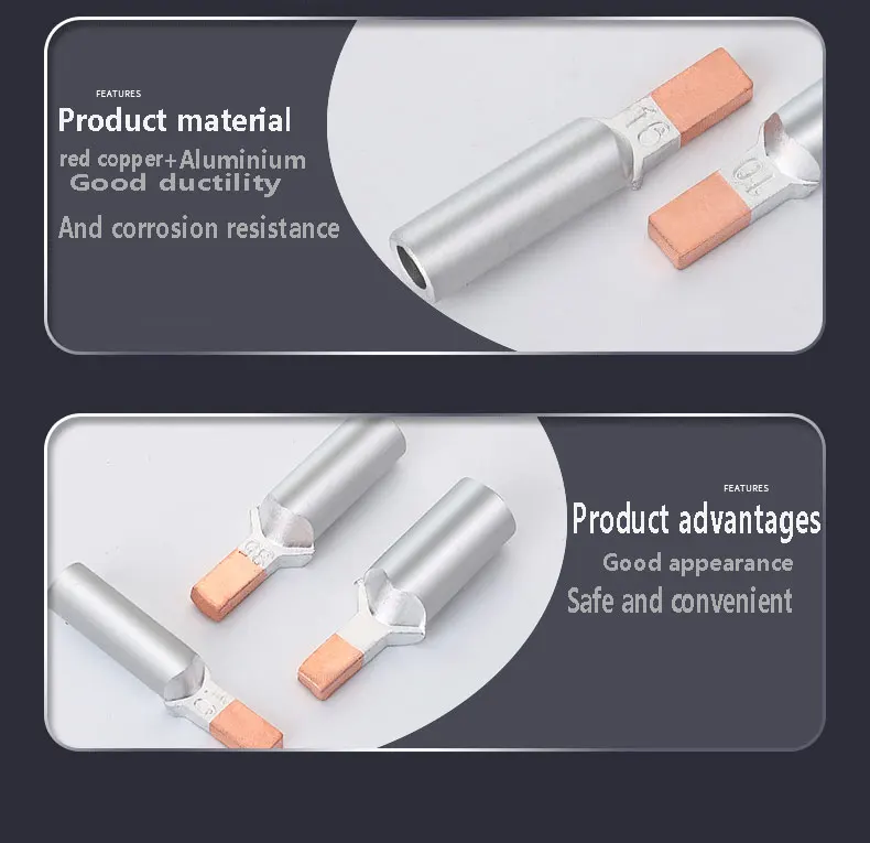 Dtlc-25mm Pin Type Bimetallic Lug Link Copper and Aluminum C45 Circuit ...