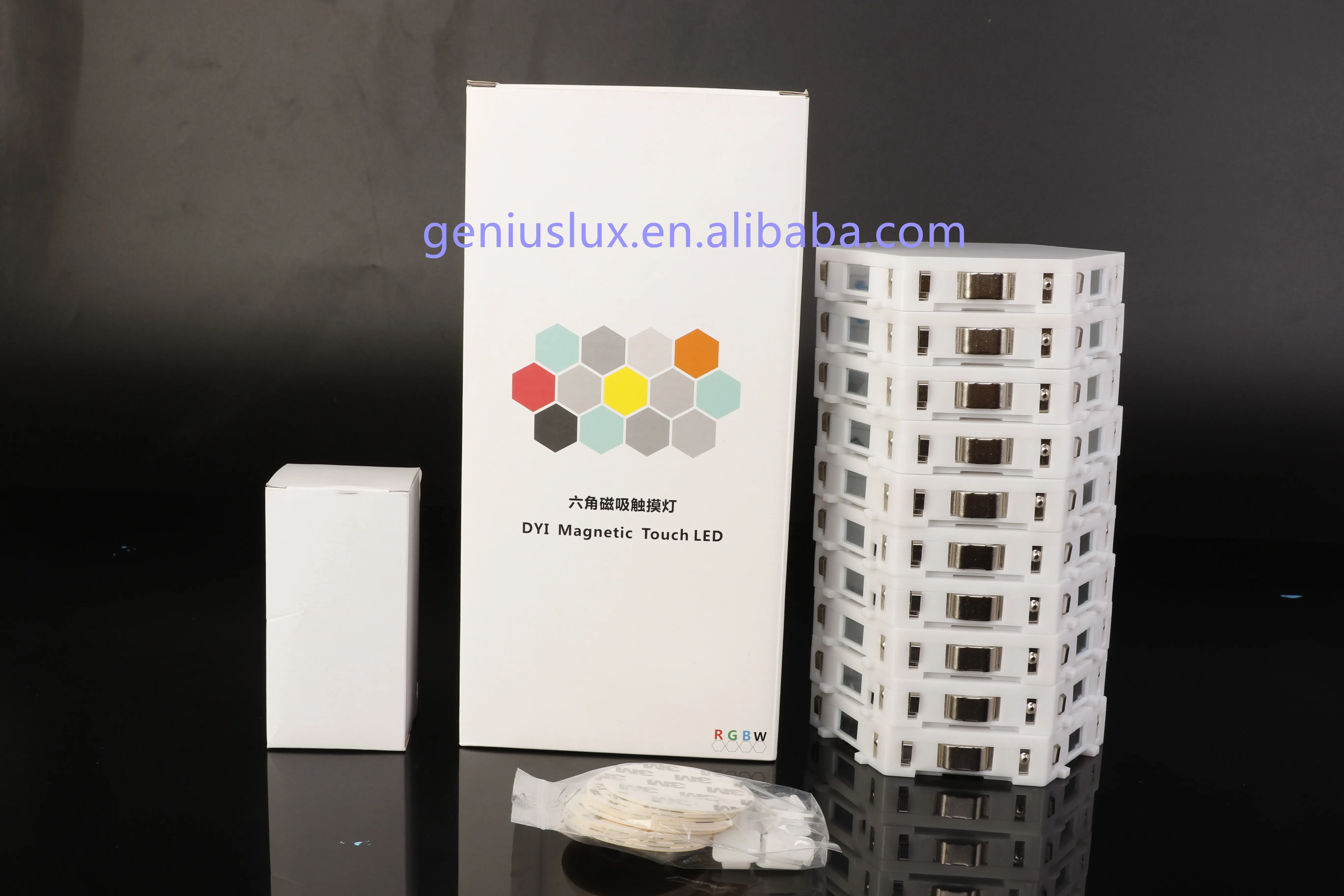 Diy Modular Assemble Splicing Modern Wall Lamps Rgb Honeycomb Jiangmen ...