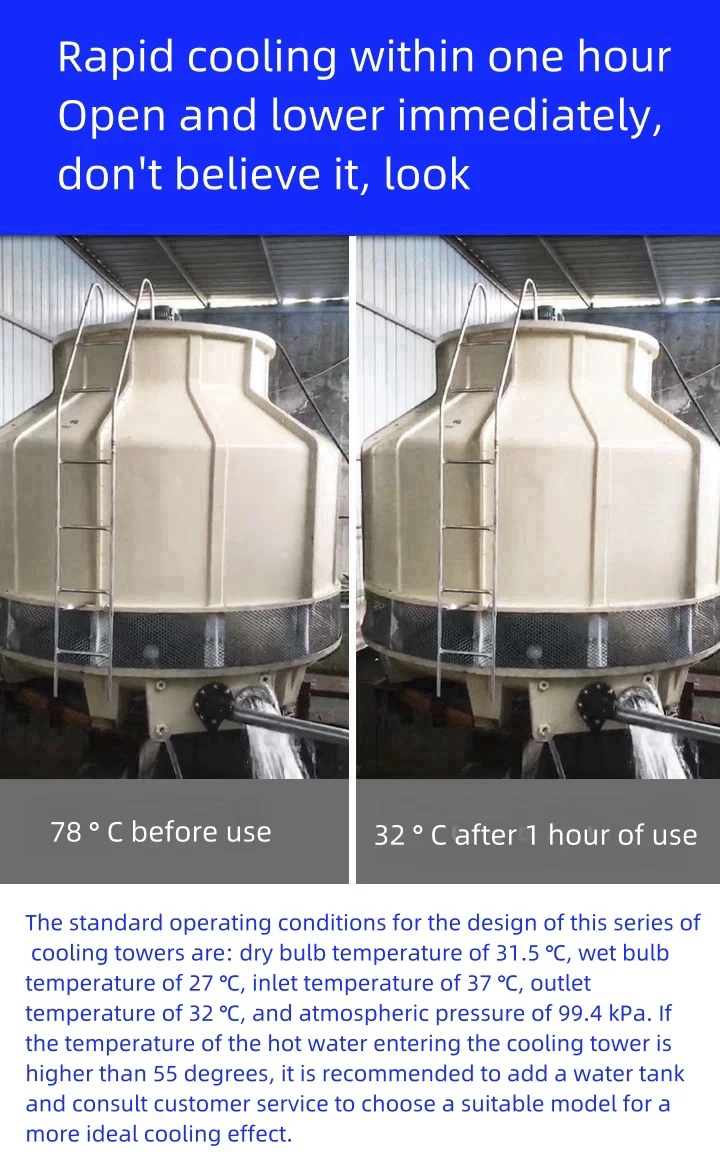 Cooling Tower,Cold Water Tower,Industrial Size Fiberglass Reinforced ...