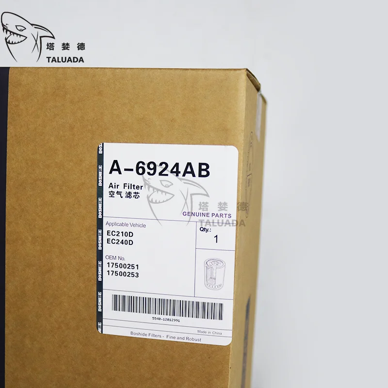 Taluada Volvo Ec210d Ec240d Air Cabin Filter 17500251 17500253 - Buy ...