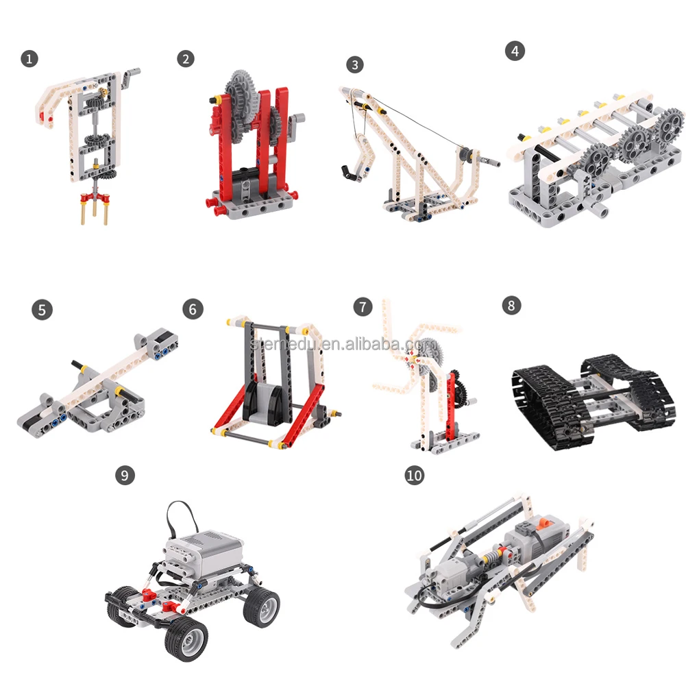 Stemedu 520PCS Educational Robotics Kit - Compatible LEGO Set