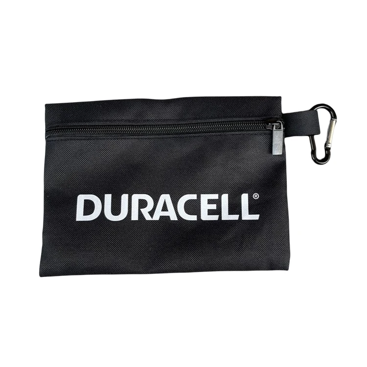 Custom Eco Friendly Small Zipper Pouch Waterproof Black Zipper Tool ...