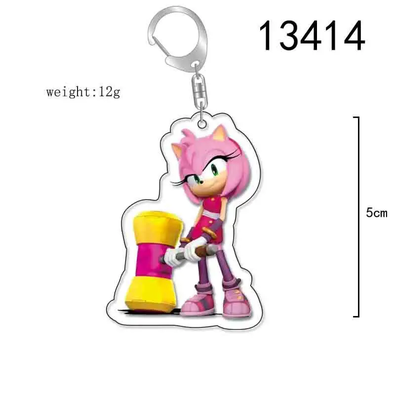 Alibaba.com: Cartoon Sonic Acrylic Keychains - Prower, Knuckles, Amy ...