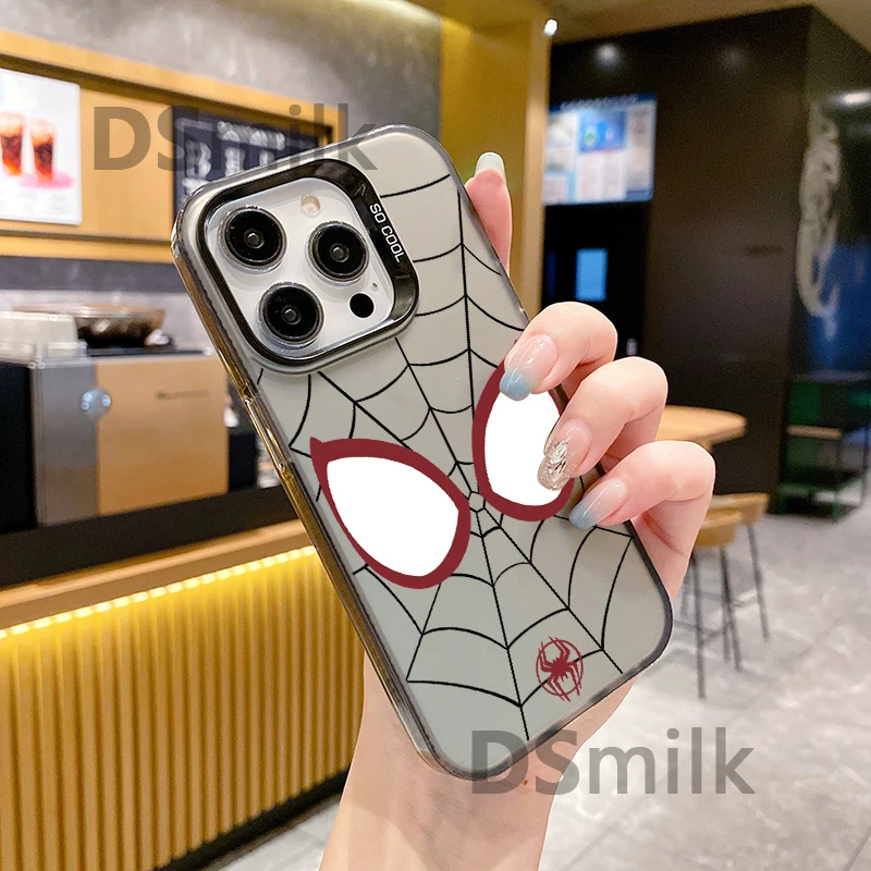 Cartoon Spider Phone Case For Iphone 15 14 13 Pro 12 11 Pro Xs X Xr Max ...