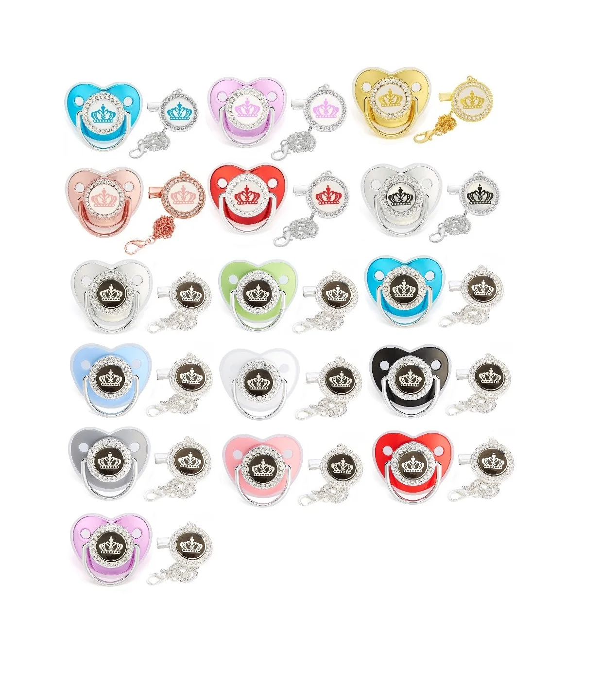 Diamond Pacifier - Custom Personalized Baby Nipple