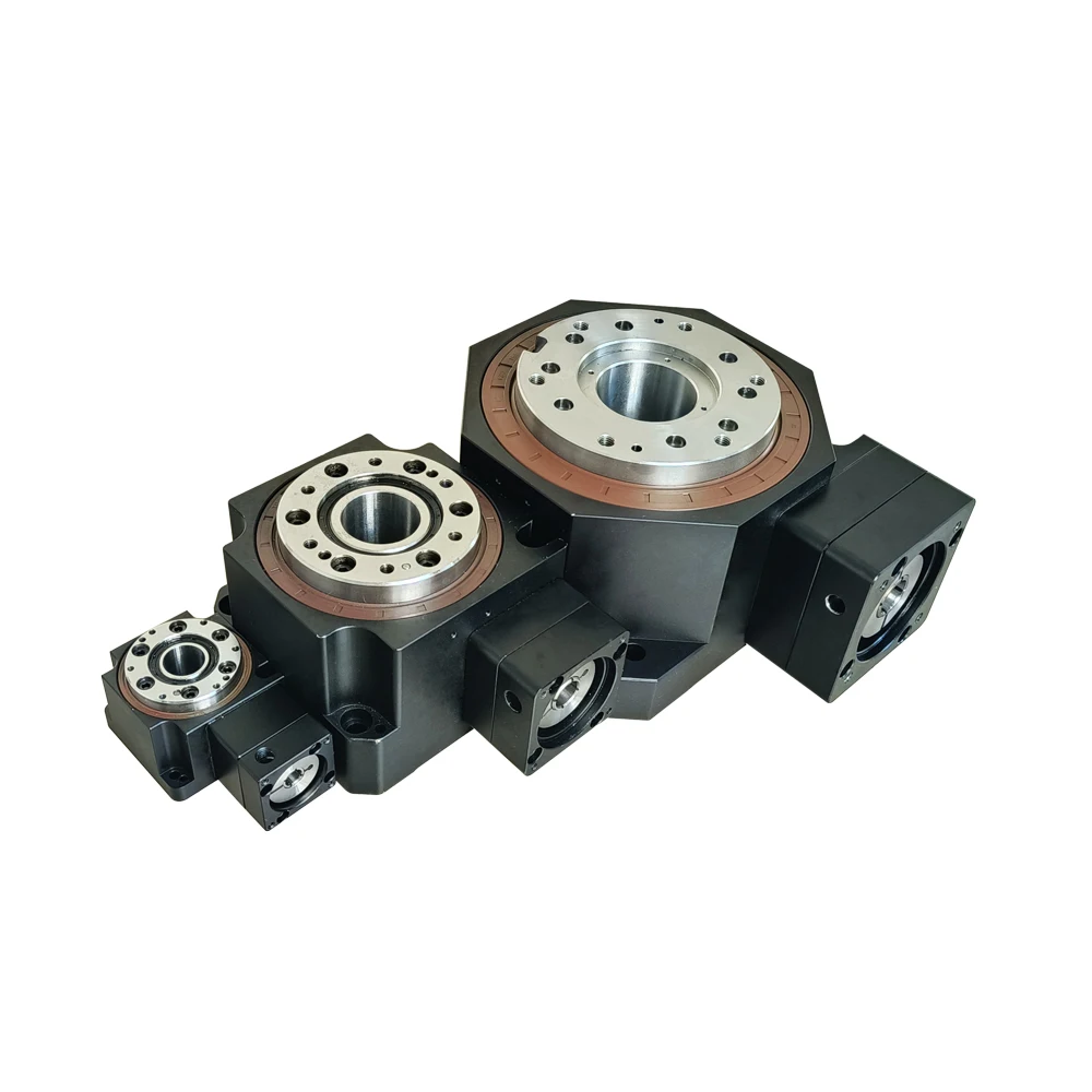 Heavy Duty Helical Spiral Gear Hollow Rotating Platform Speed Reduction ...