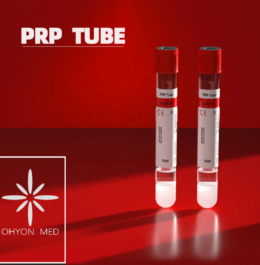 PRP Blood Collection Tube ACD & Gel Activator Glass PET Sterile Tube,oem