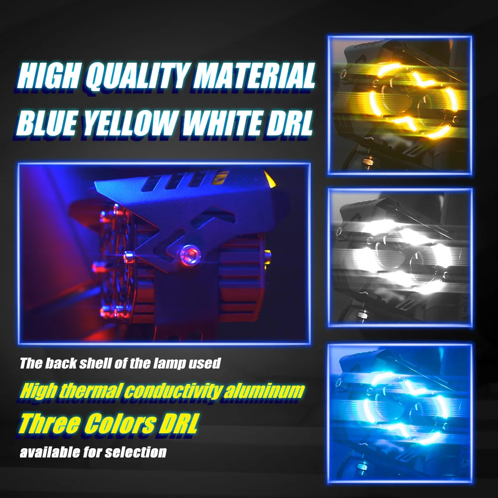 MOTOLED Motorcycle Mini Driving Light 100W 20000LM