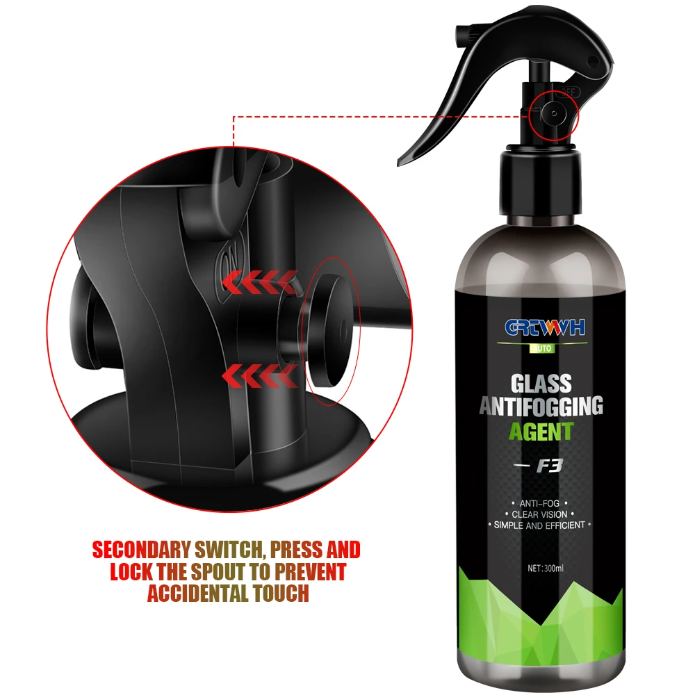 Custom Printing Glass Logo Anti-fog Spray Coating Auxiliary Agents Car ...