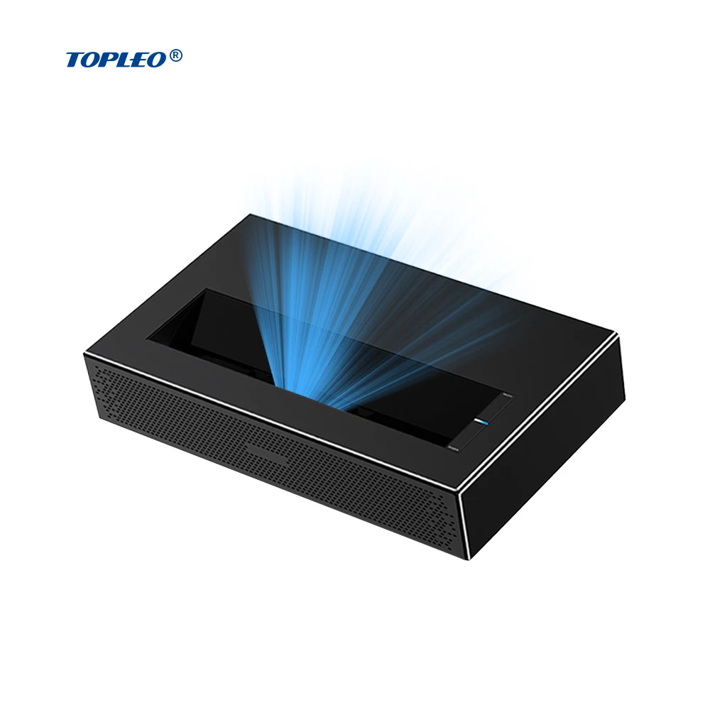 Alibaba.com: Topleo DLP Laser Light TV Projector 1080p 4K Short Throw ...