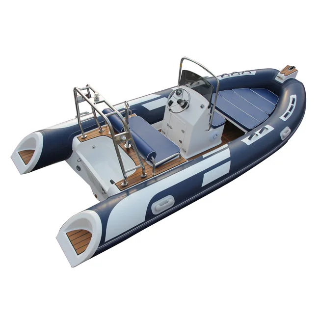 16ft Rib480 Pvc/hypalon Semi Rigid Fiberglass Hull Rib Boat Fishing ...