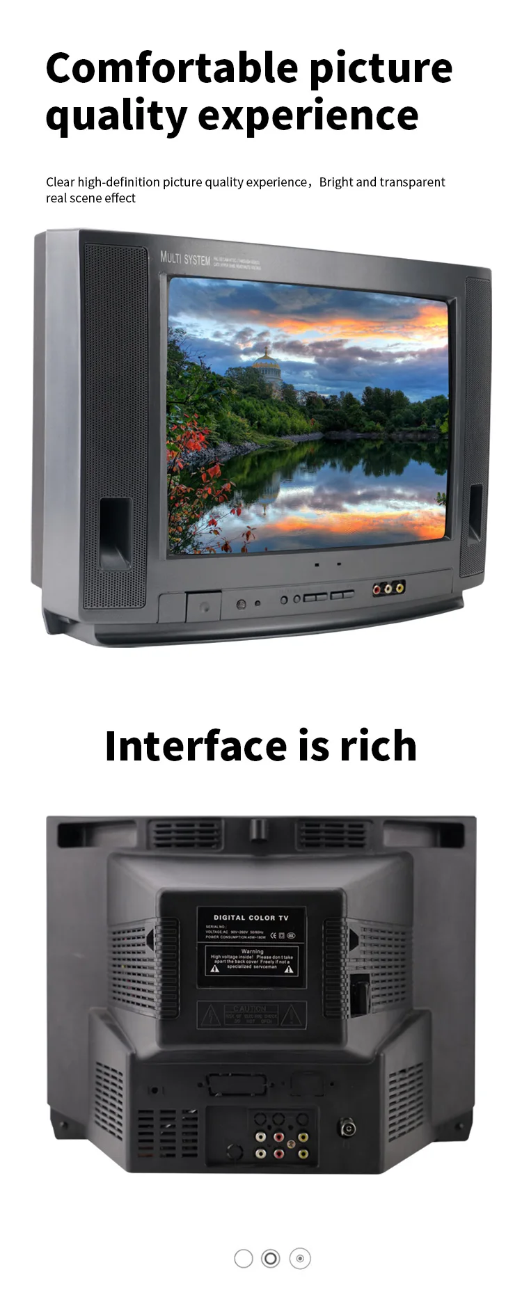 14r2 Mk2s 14 Inch Crt Tv/a Grade Tube/u Ltra-slim/pure 14r2 Mk2s - Buy ...