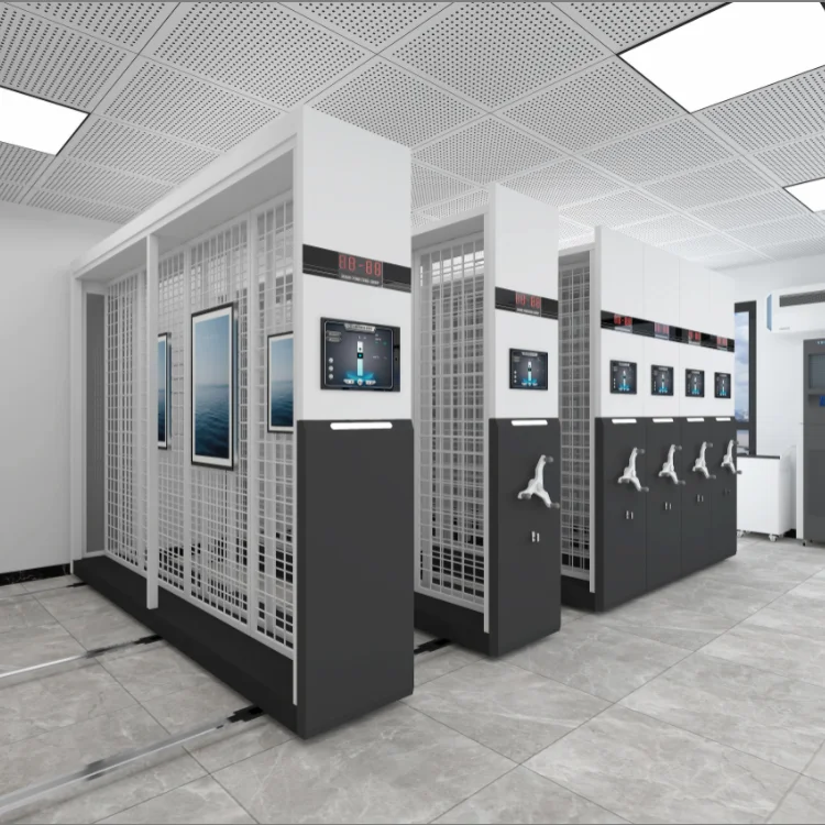 Commercial Furniture Compactor Storage Shelving System Library Compact ...