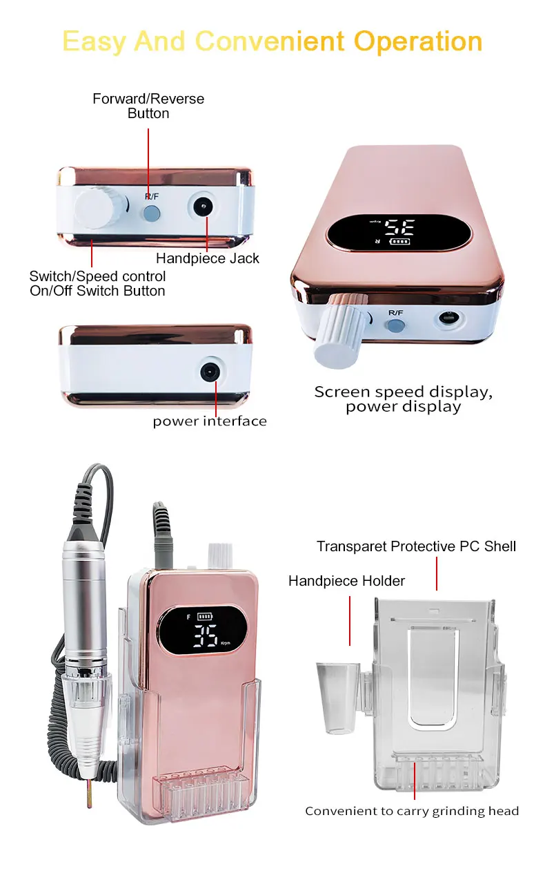 New Design Manicure Nail Polish Machine Supply Portable Professional ...