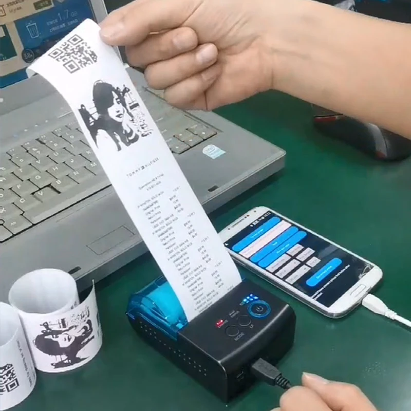 Eastroyce Portable Mini Bluetooth Thermal Printer - Cheap & Wireless