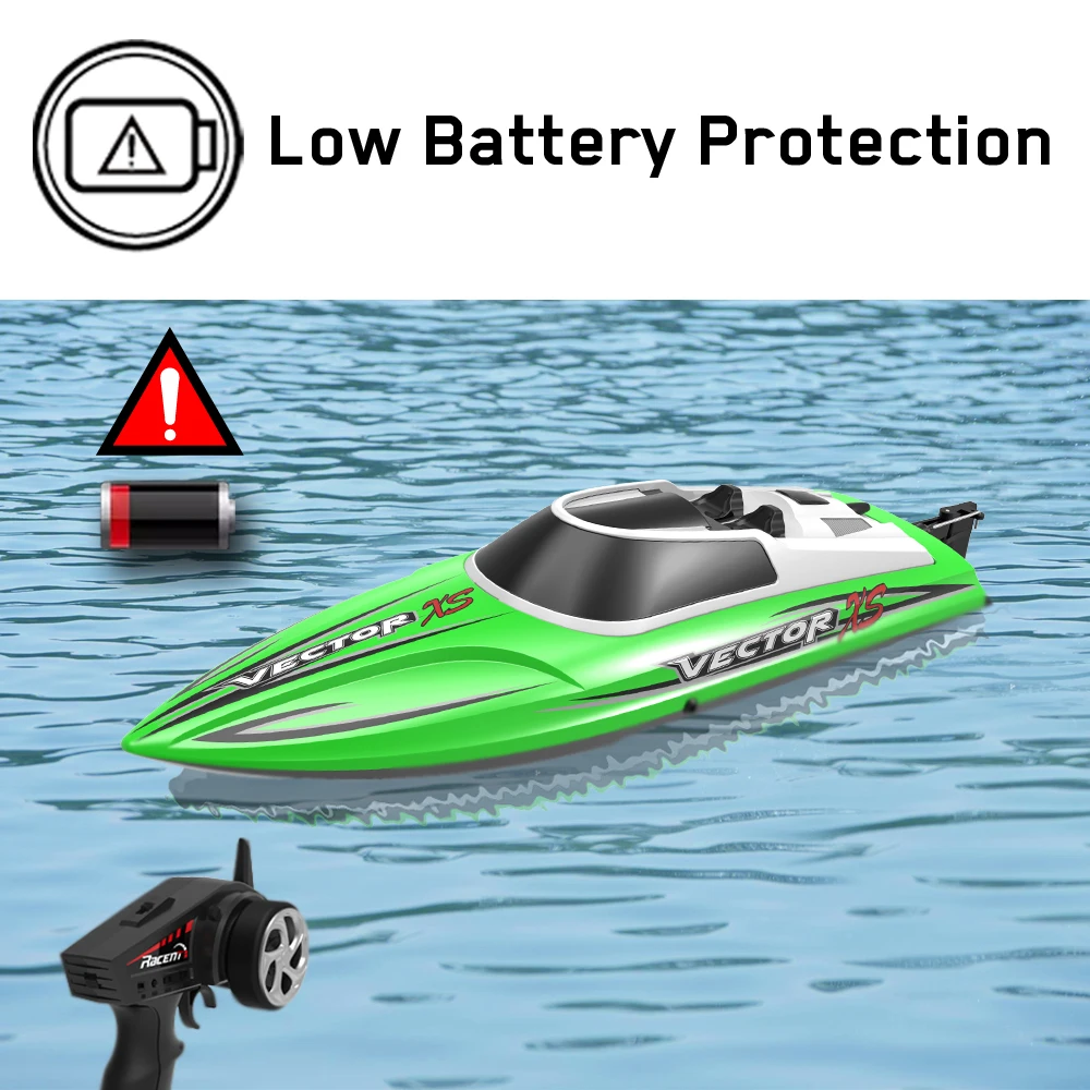 Amiqi 795 Green Mini Volantex Xs Rc Boat With Self-righting & Reverse ...