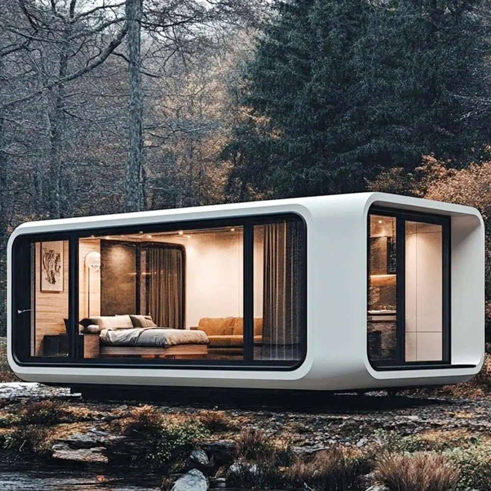 High Quality Luxury New Design 20ft Smart Mobile Homes Prefabricated ...