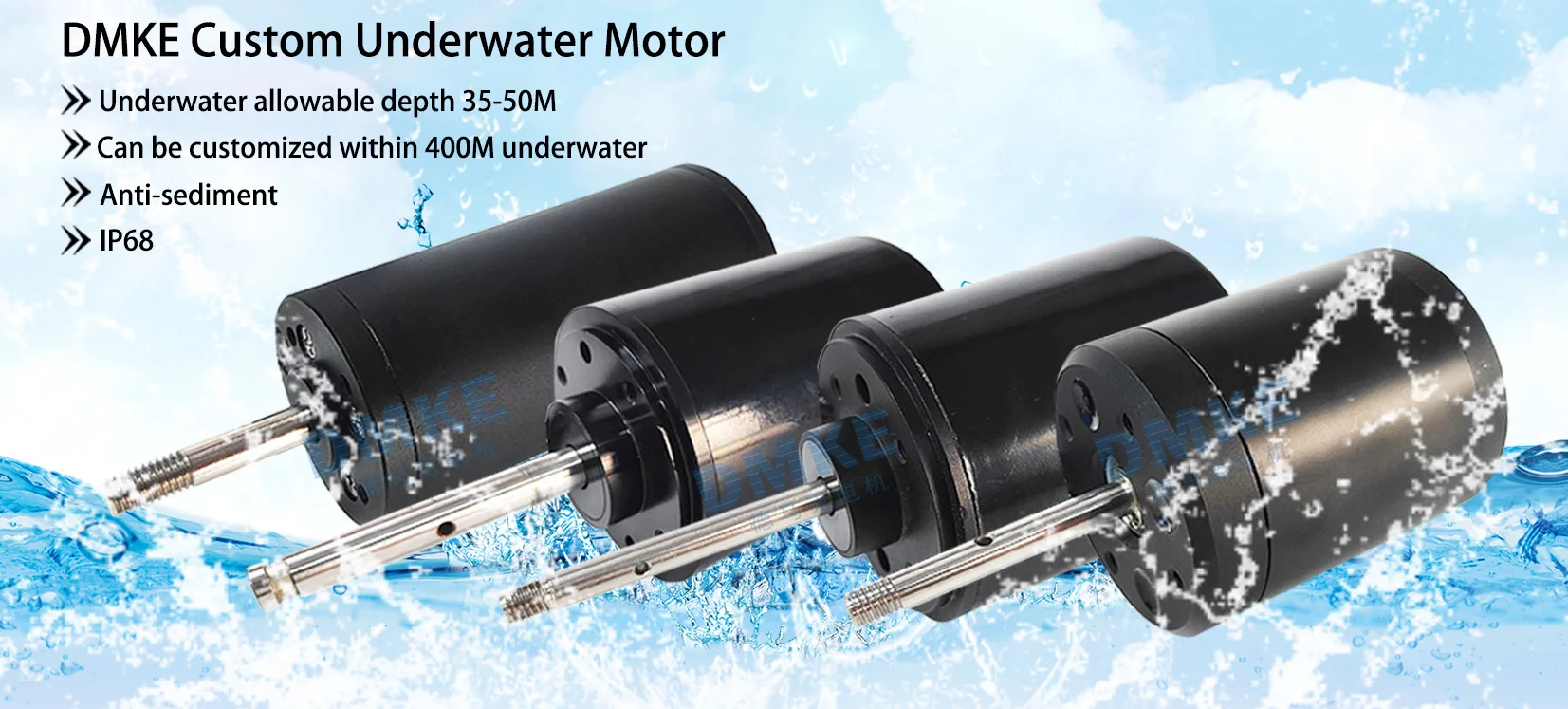 Custom 12V 24V 48V Anti-Sediment Waterproof Sea Scooter Surf Bldc Motor ...