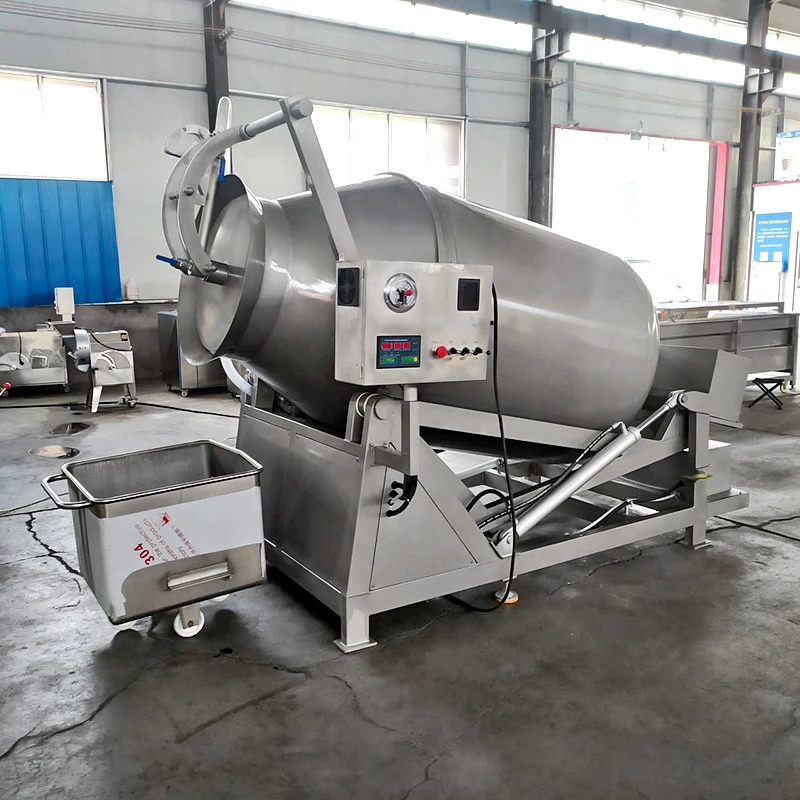 Industrial 300 Liter Automatic Vacuum Meat Marinade Machine Fish Pork ...