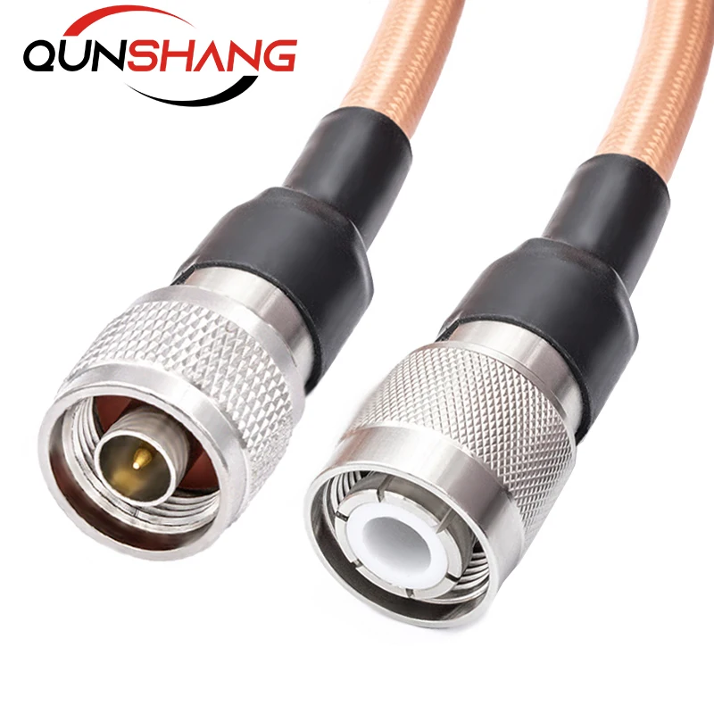 Hn Coaxial Rf Connector High Voltage 5000v Hn Male To N Male Cable Rg393 Coax Cable Pe4182 - Buy ...