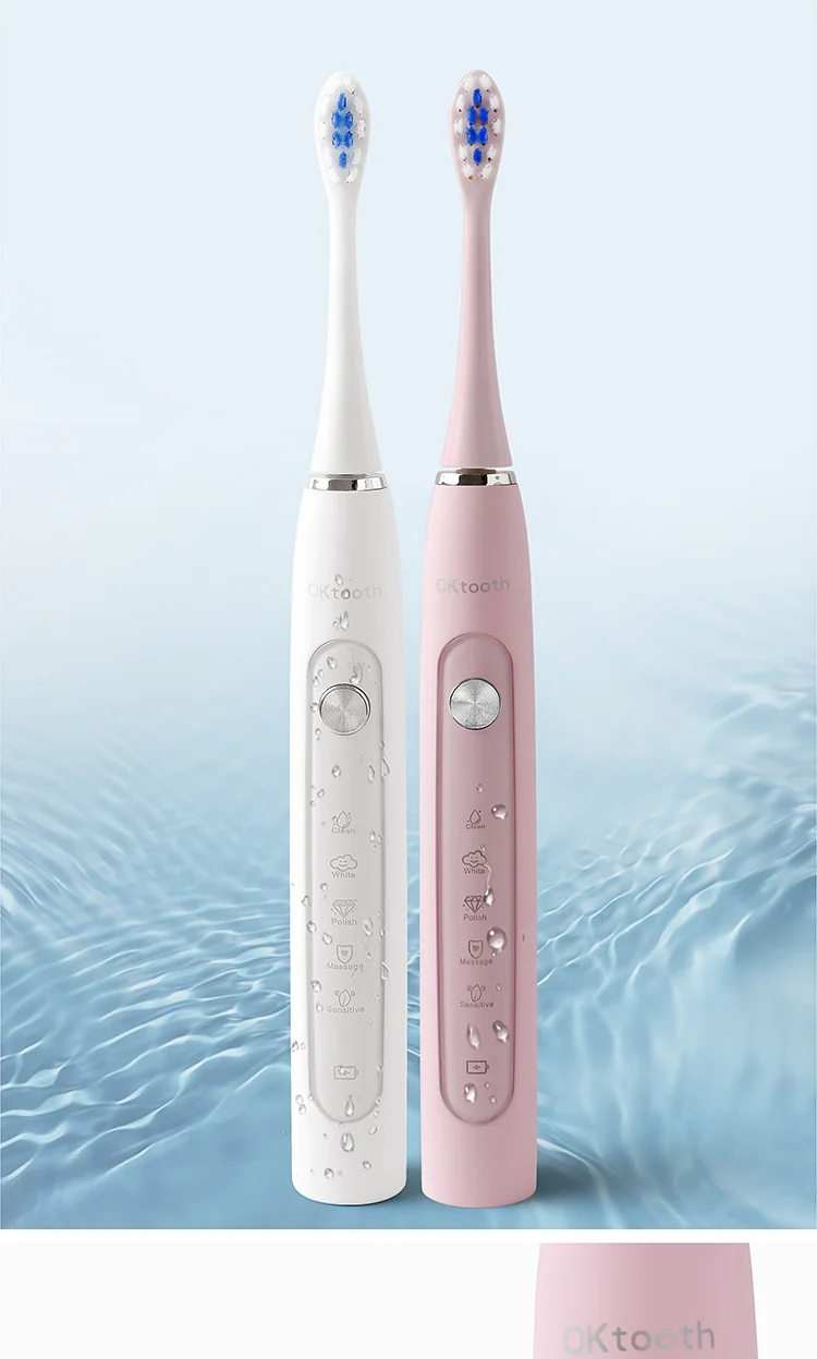 High Quality Cheap Rechargeable Sonic Electric Toothbrush Black Silver ...