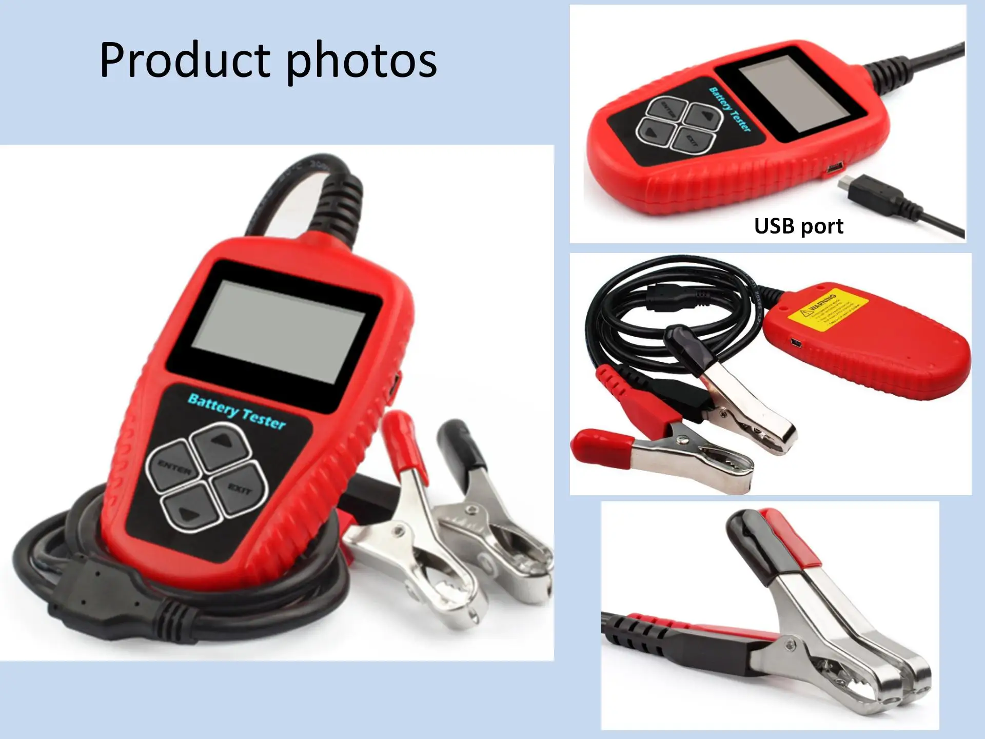Auto Analysis Tools BA101 12V Digital Lead Acid Battery Tester Car ...