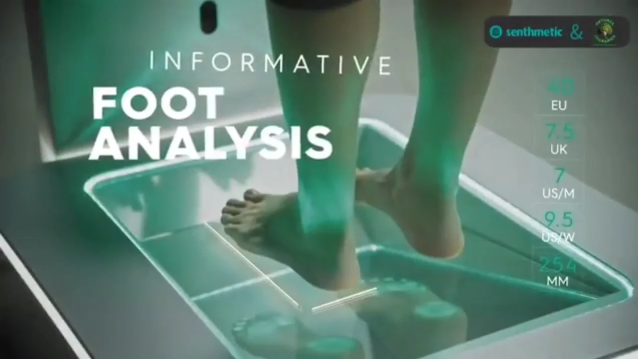 Foot Pressure Measurement Instrument Intelligent Biological Force Line ...