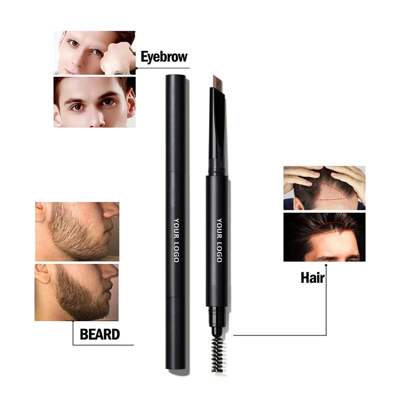 Natural Black Beard Pencil Filler For Men Filling Powder Dark Brown ...